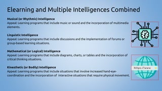 Gardner's Theory of Multiple Intelligences-Edtech Benefits! | PPTX