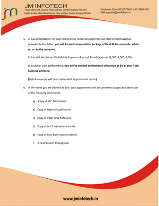 Offer Letter Print | DOC