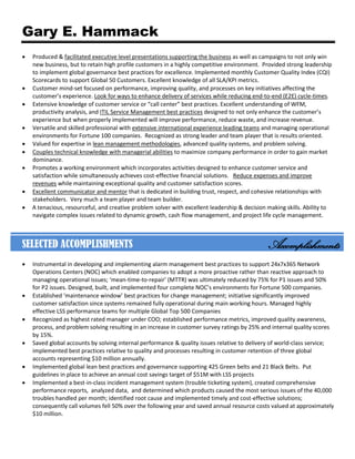 Gary Hammack Resume Oct 2015 V1 | PDF