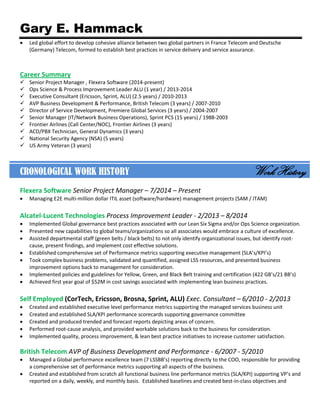 Gary Hammack Resume Oct 2015 V1 | PDF