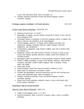 Resume April 2016 | DOCX | Secondary Education | Education