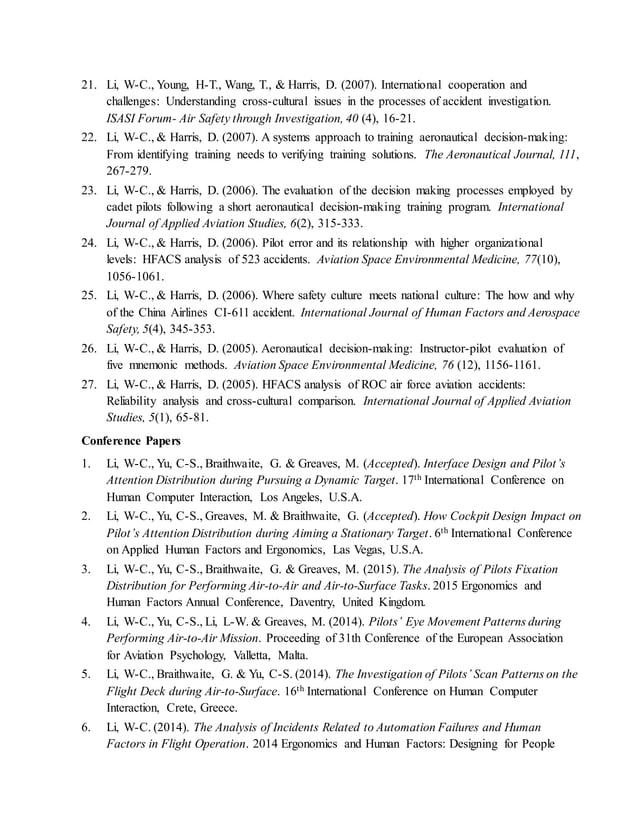 Wen-Chin Li Research Background | PDF