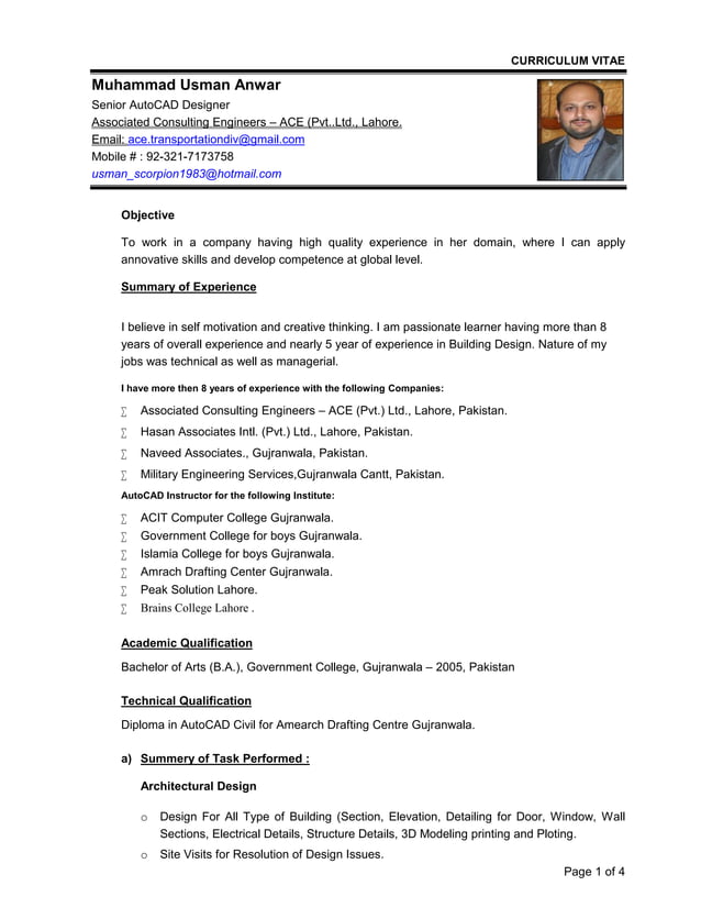 Usman Resume PDF | PDF
