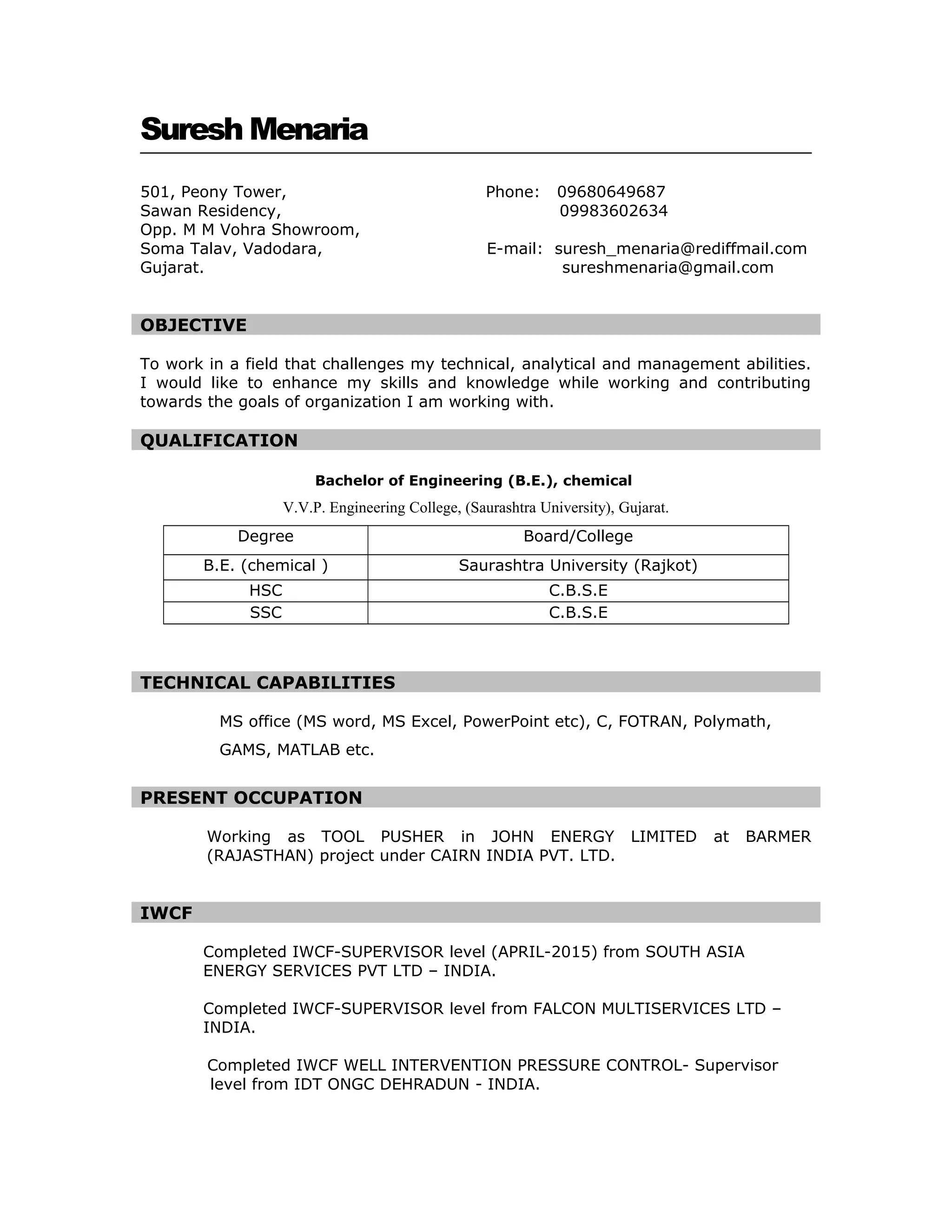 suresh_resume | PDF