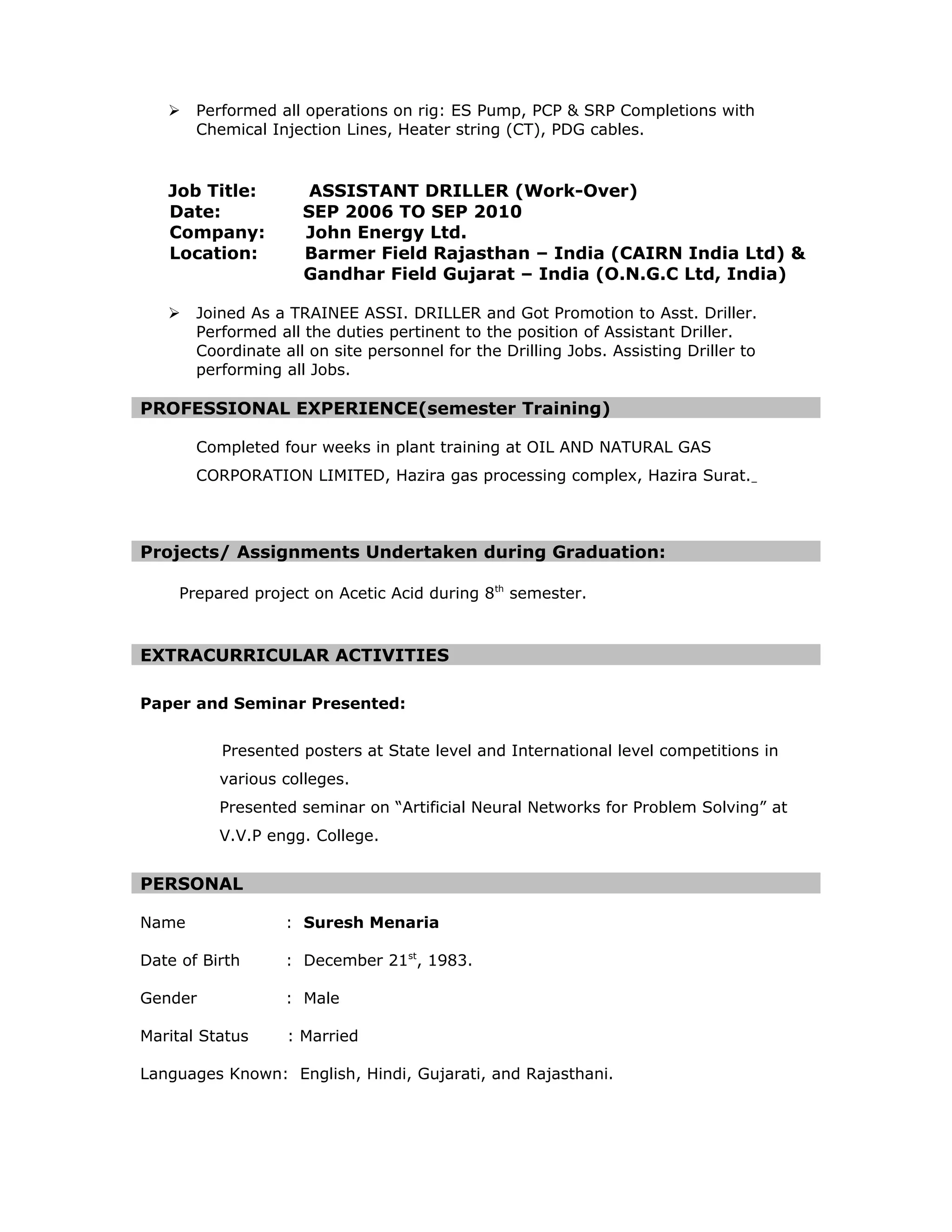 suresh_resume | PDF