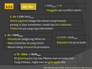 Syntax of Filipino as lingua franca-part2 | PDF