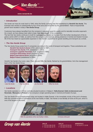 Who is Van Aerde | PDF