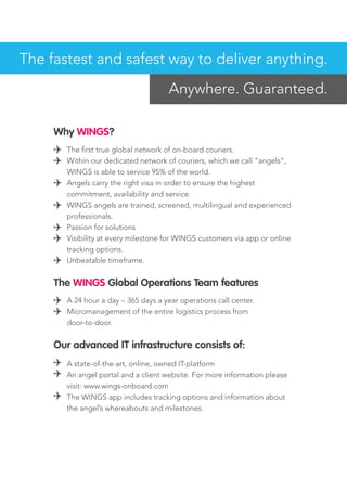 Wings brochure website | PDF | Air Travel | Travel Type