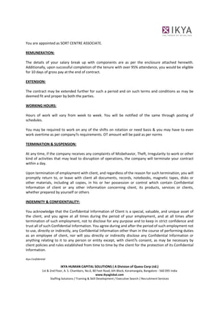 Offer Letter | PDF