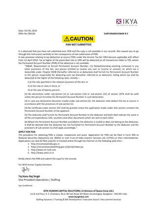 Offer Letter | PDF