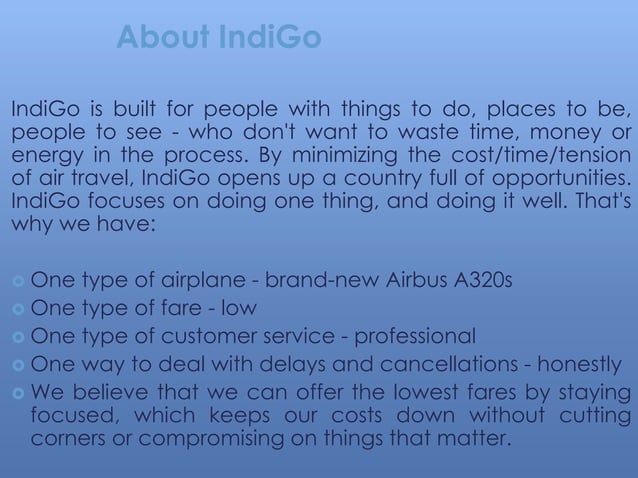 indiGo | PPT