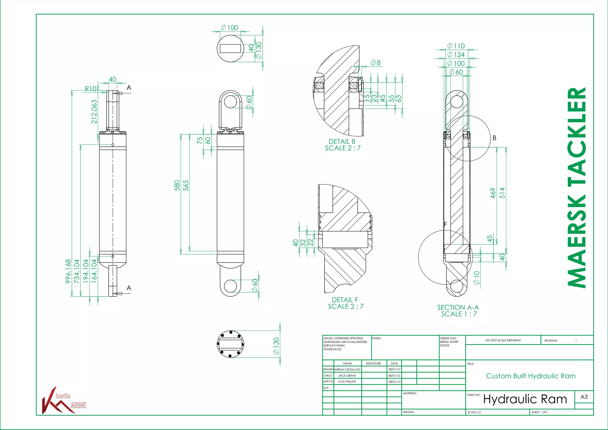 Kinetic Marine Hydraulic Ram DRW.PDF
