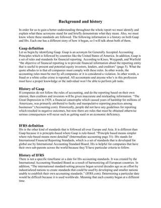 GAAP versus IFRS | PDF