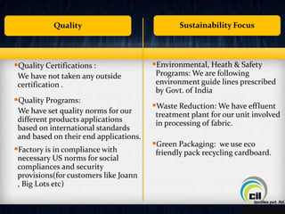 CIL Profile | PPTX | Manufacturing Industry | Industries