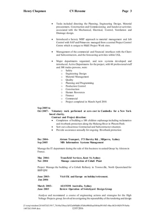 CV, Henry Chapman, 12 Jul 16 | DOCX