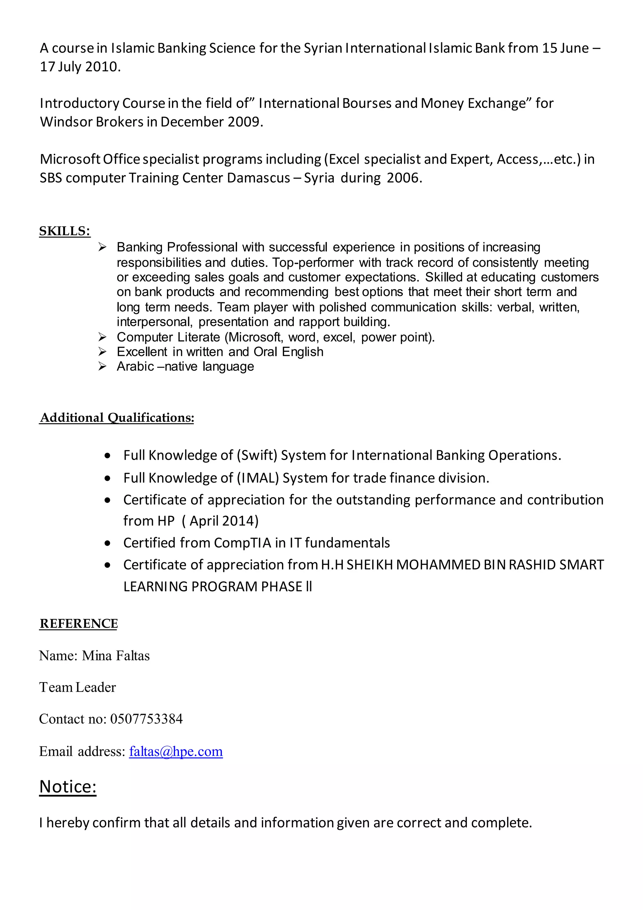 c.v Reda Sulaiman | DOCX