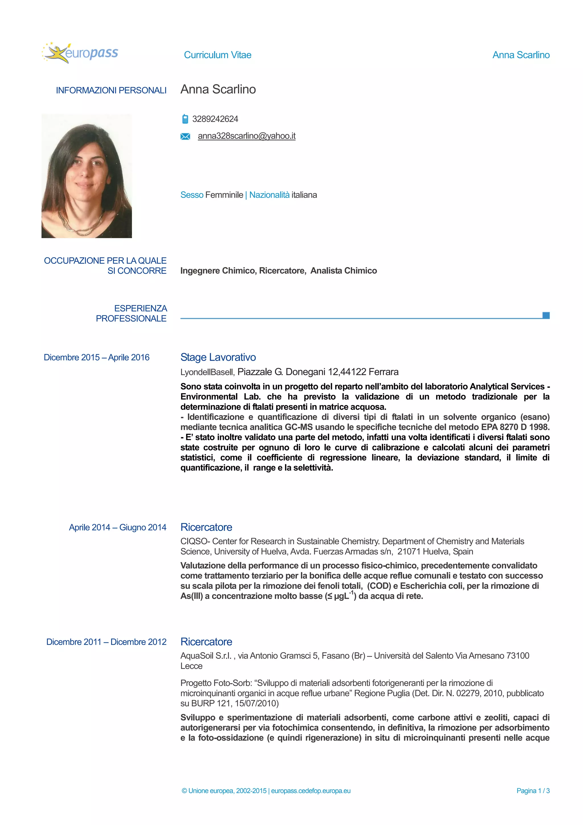 curriculm vitae | PDF