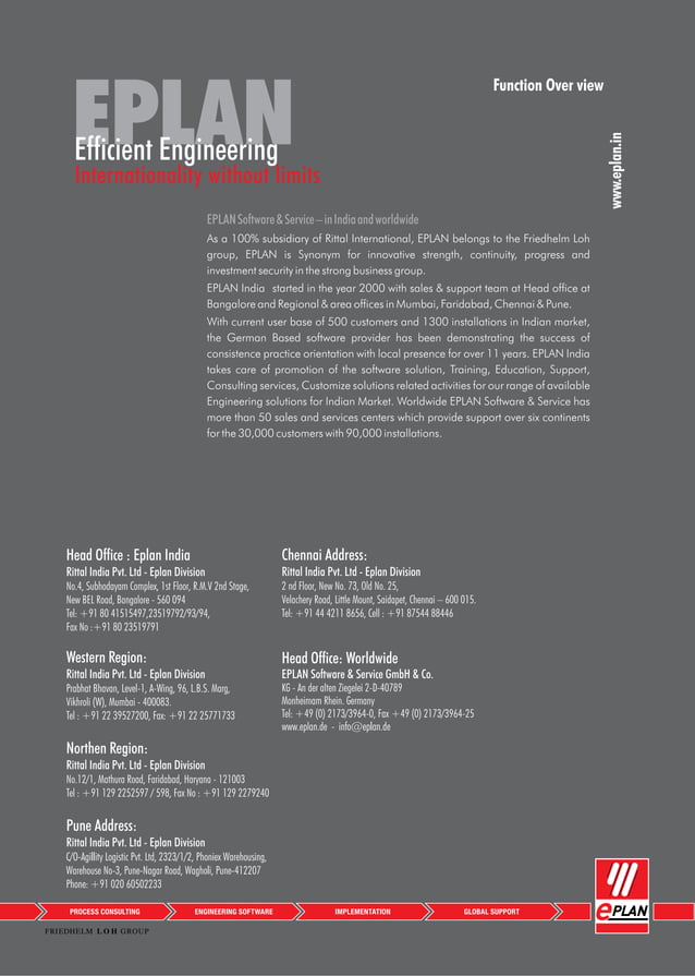 EPLAN-Function Overview | PDF