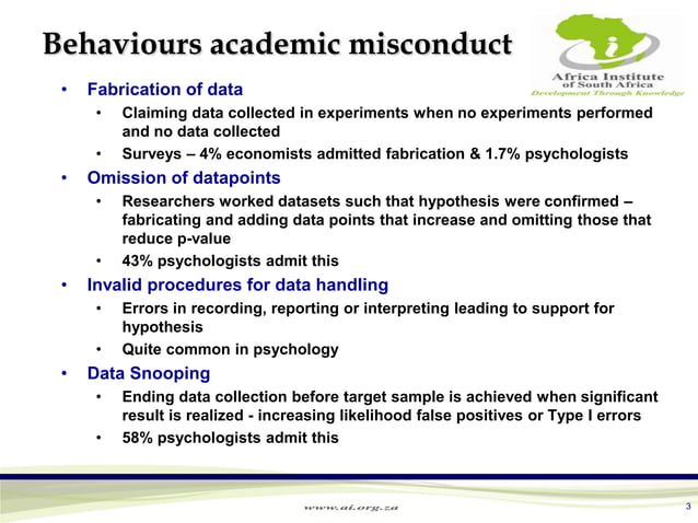 Academic Corruption and Misconduct | PPT