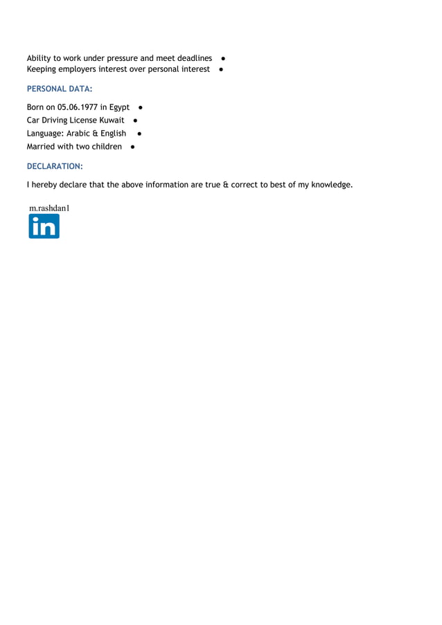 MohamedRashdanCV.doc pdf- Copy | PDF