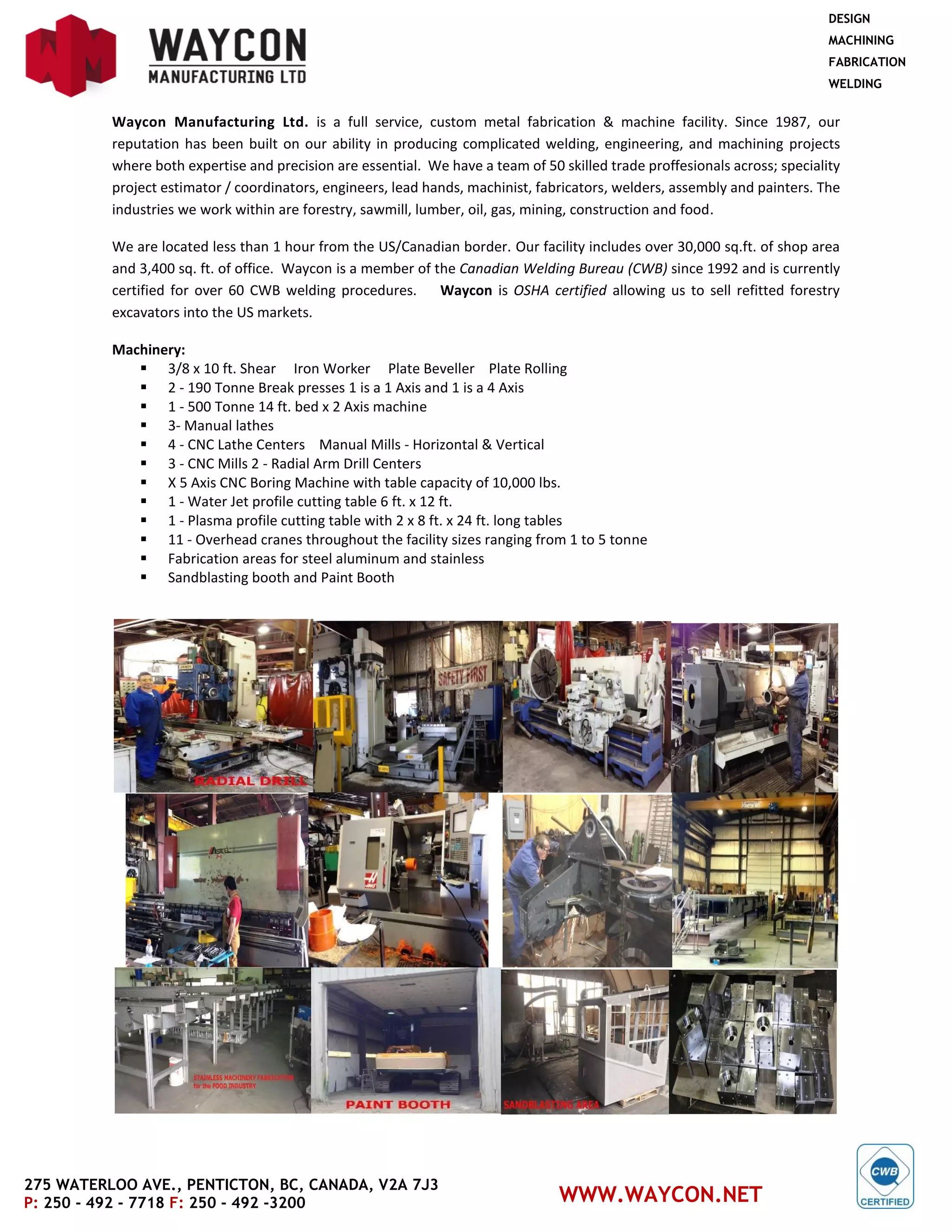 Introduction to Waycon | PDF