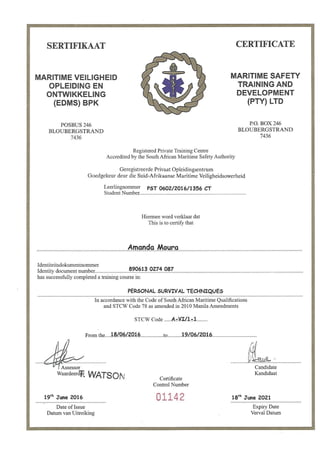 STCW 95 | PDF