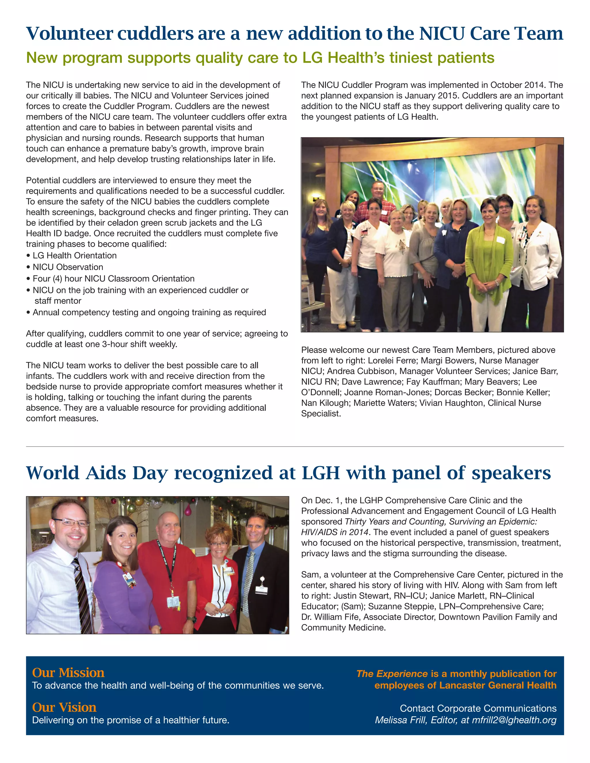 The Experience_LGHealth_Dec 2014 | PDF