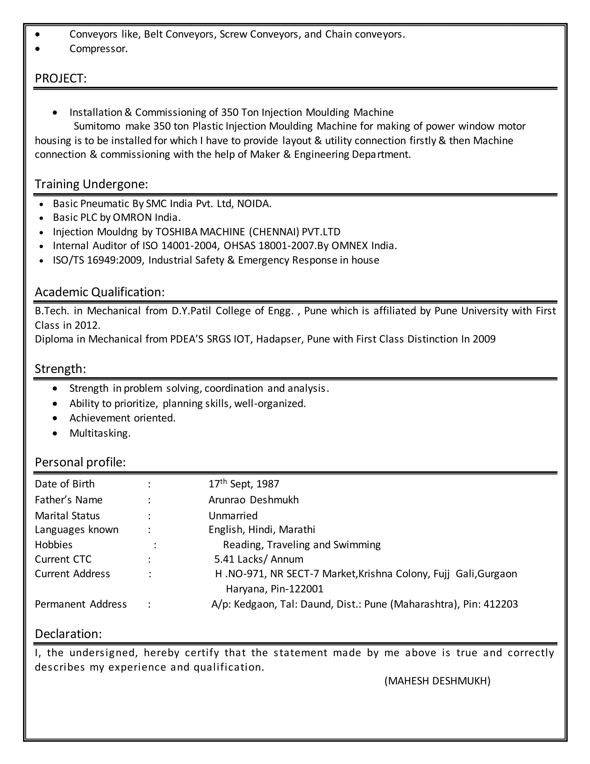 Resume _MAHESH Exp.3.3 | DOCX