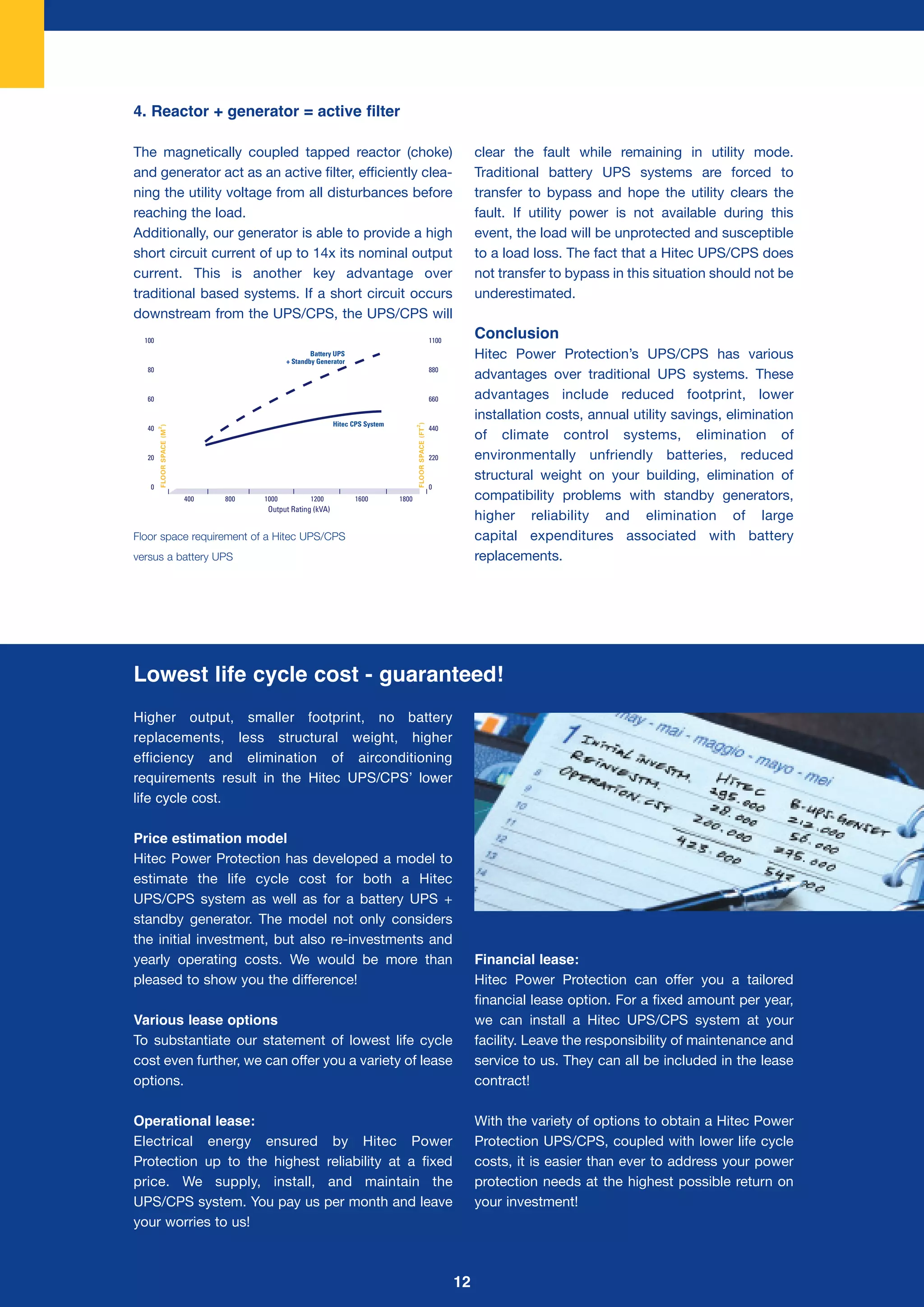 Hitec Brochure Diesel UPS-CPS Engels | PDF