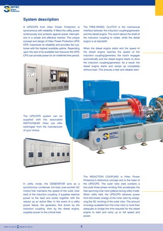 Hitec Brochure Diesel UPS-CPS Engels | PDF
