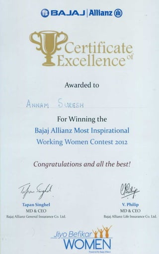 BAJAJ CERT | PDF