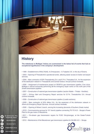 Multigas Brochure | PDF | Civil Engineering Industry | Industries