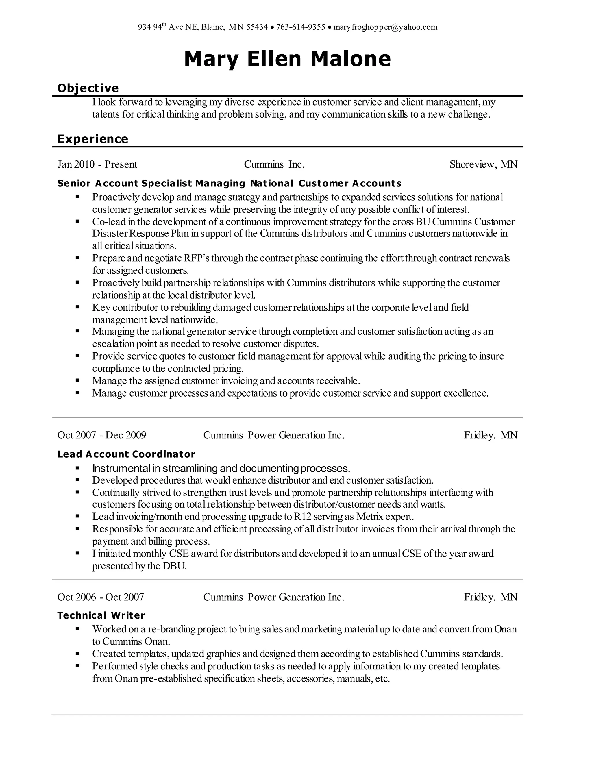Resume-Mary Ellen Malone | DOCX