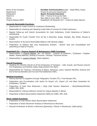 Resume | PDF