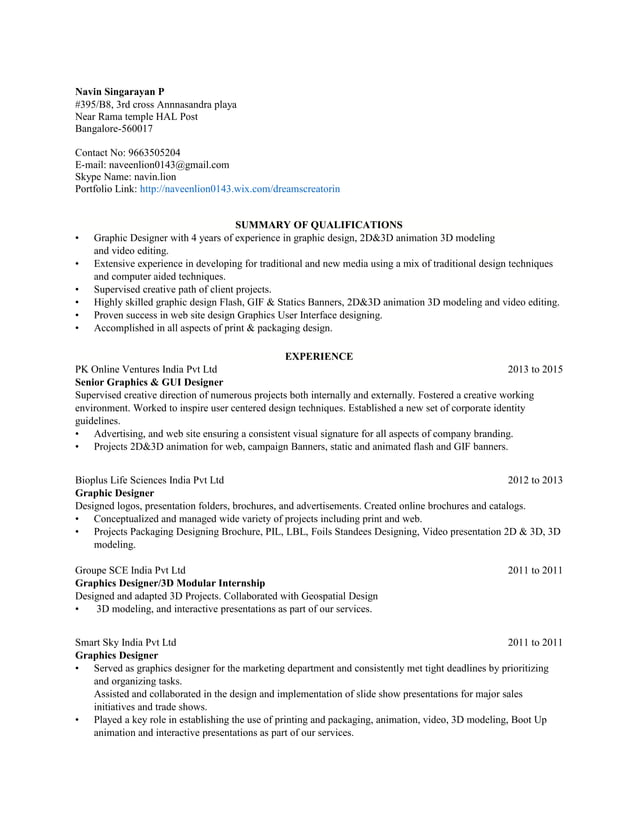 Navin Resume | PDF