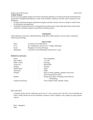Navin Resume | DOC