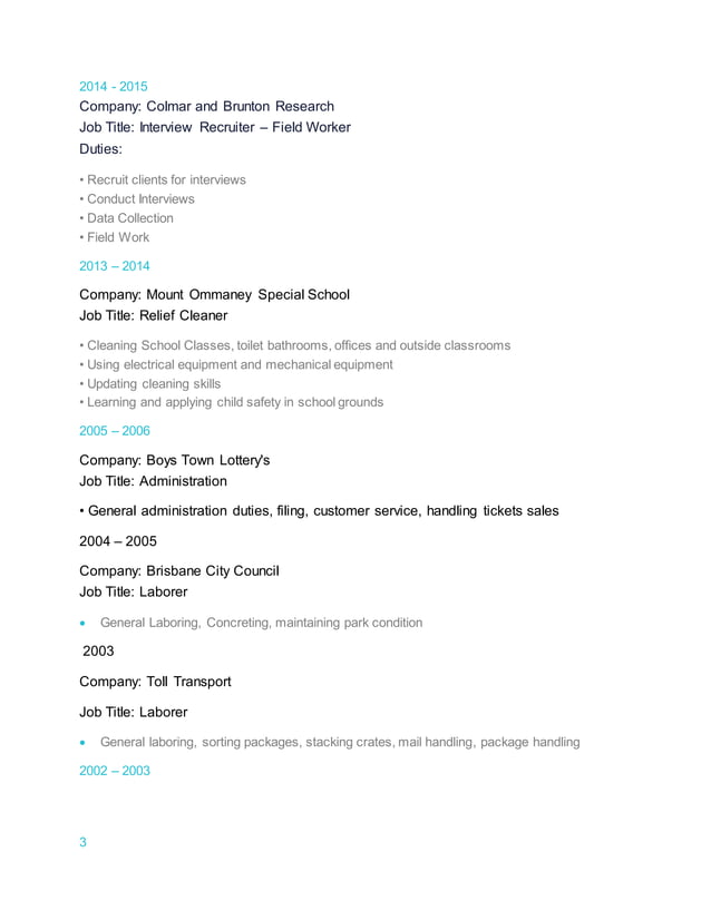 alfred reid resume | DOCX | Careers