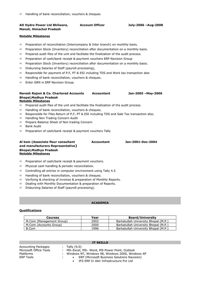 Azhar Mohammed New CV | DOC