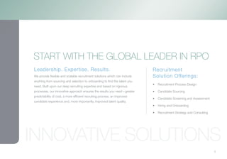 ManpowerGroup Solutions RPO PPT | PDF