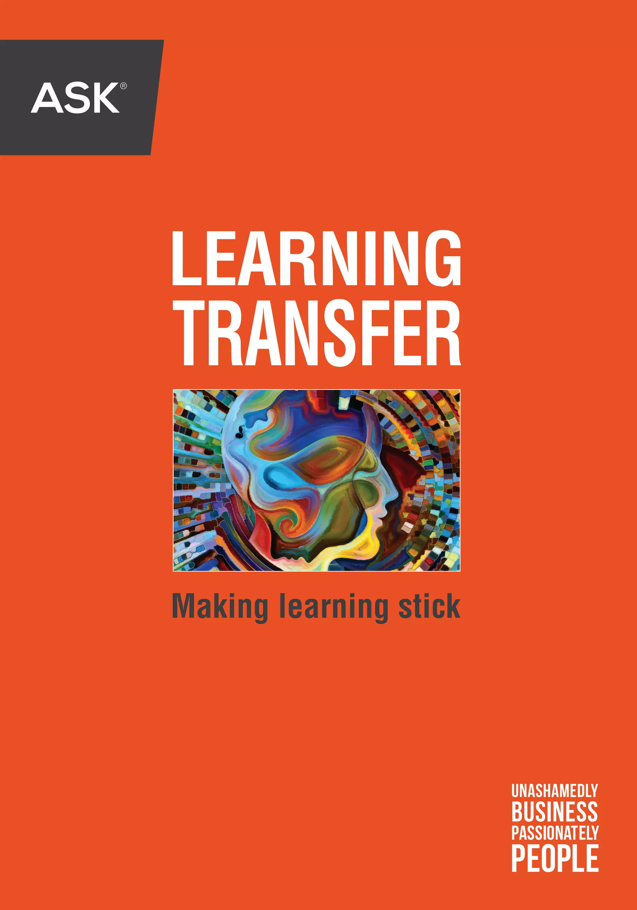 ASK Guide to Learning Transfer 2016 | PDF