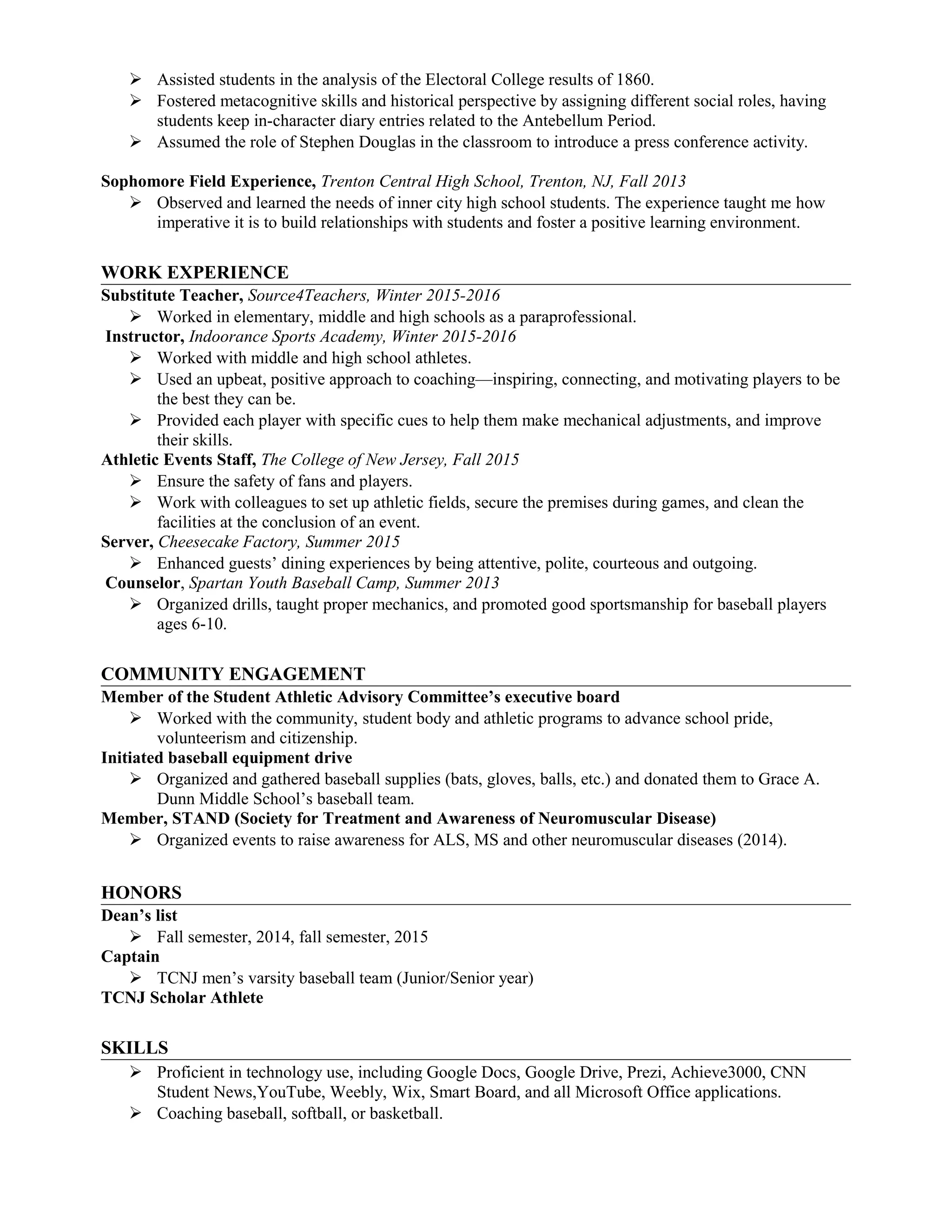 Steven N. Volpe resume | DOC
