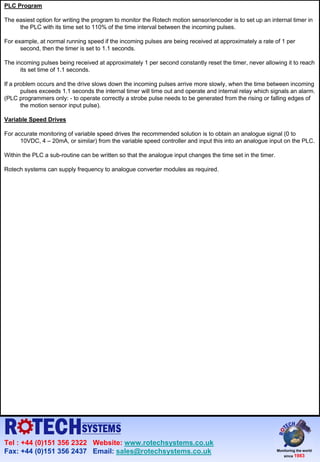 Rotech Systems Product Catalogue | PDF