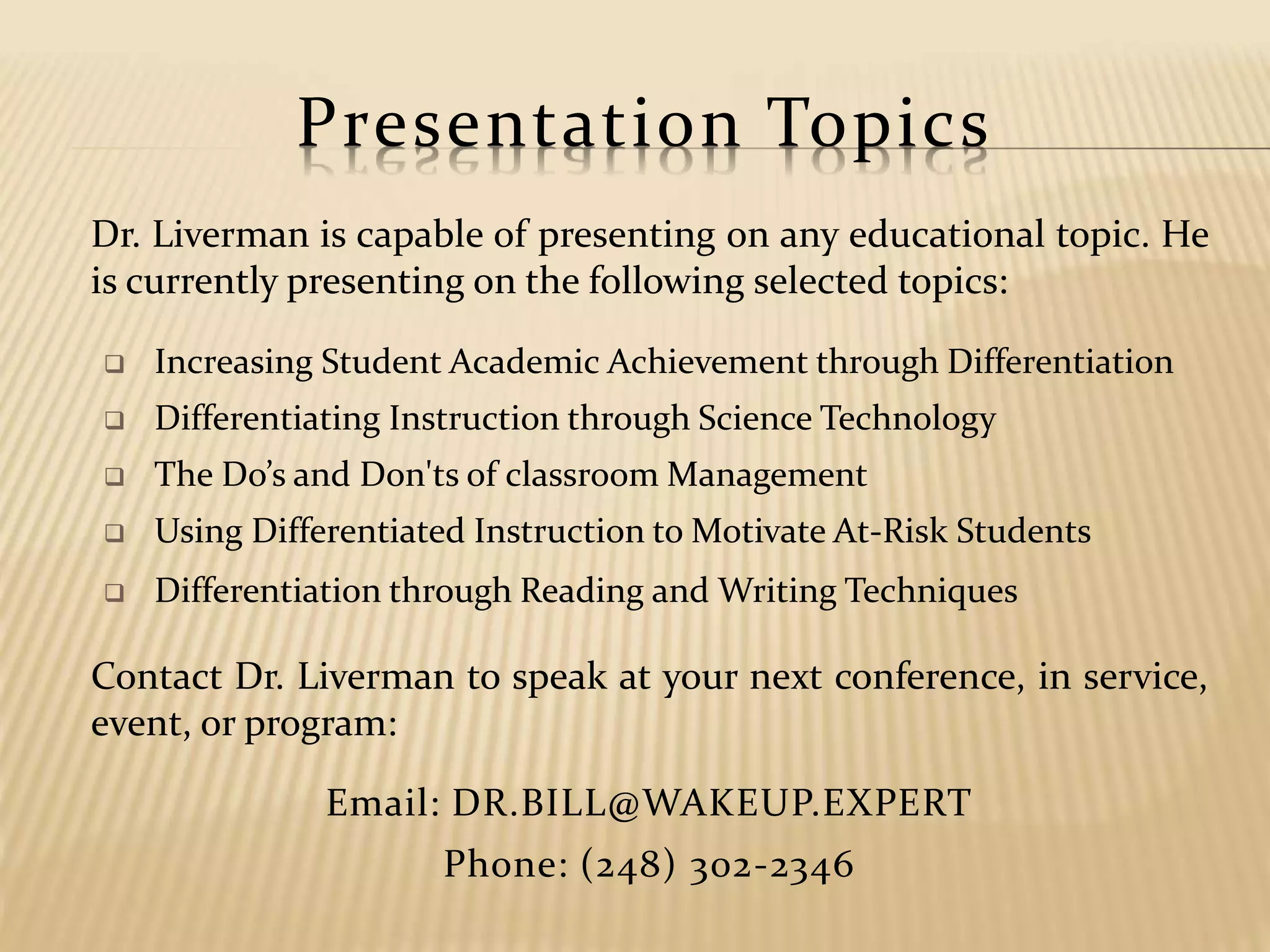 Wake up Everybody | PPT