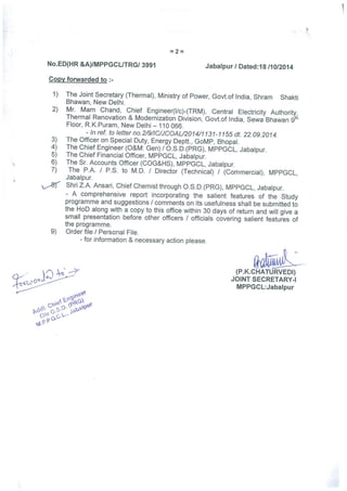 MPPGCL Order 181014 | PDF