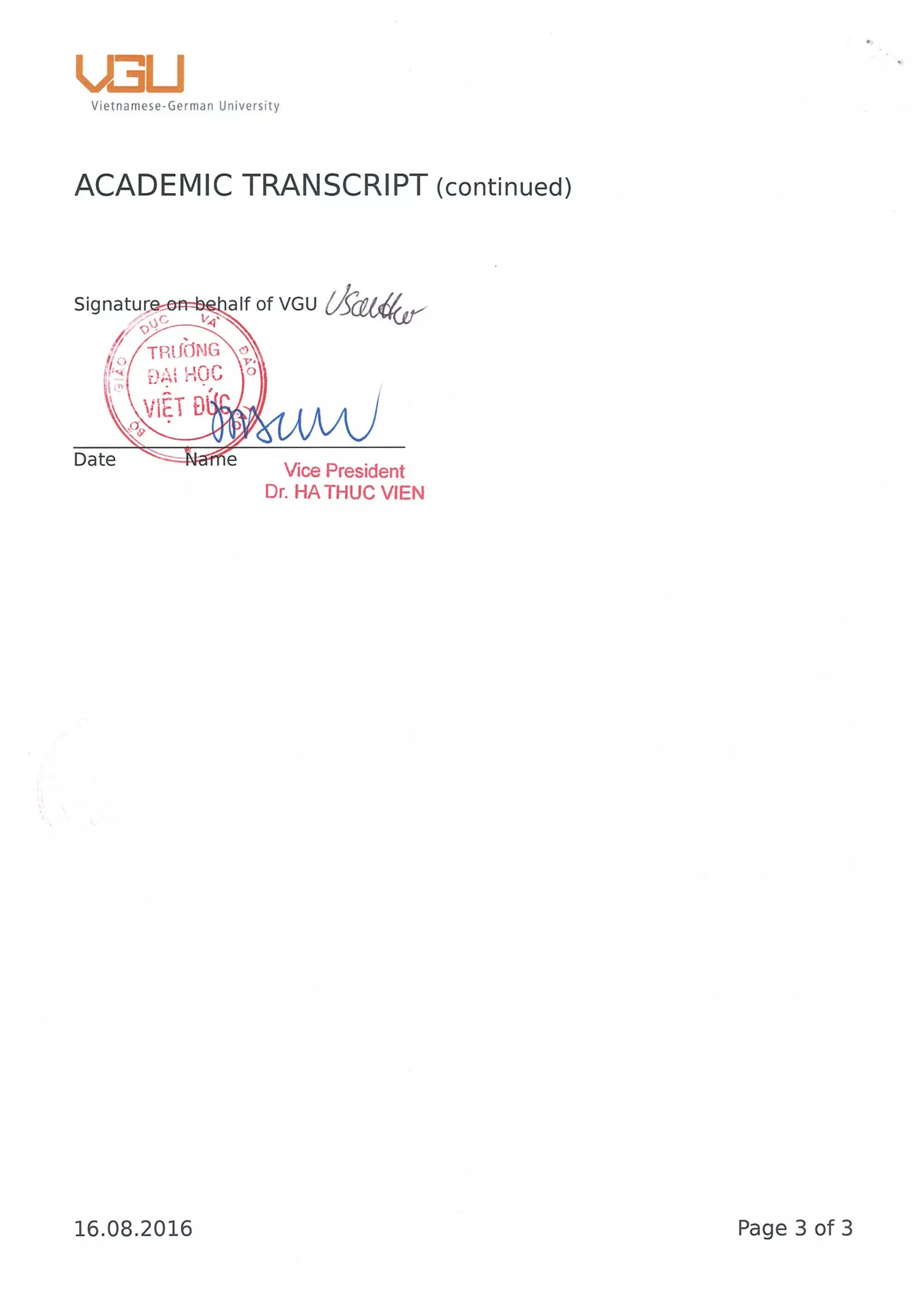 Academic Transcript Total | PDF