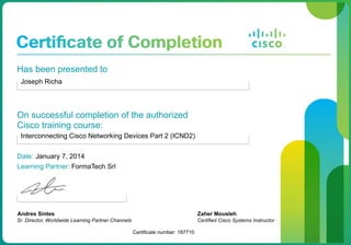 Cisco Certified Course CCNA_Part2 | PPT