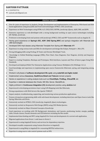 Santosh_Resume_Java | PDF