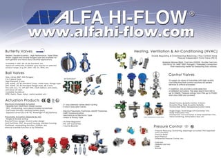 ALFA HI-FLOW_General_Brochure | PDF