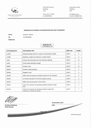 TETA MODERATION REGISTRATION | PDF