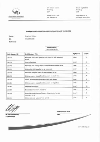 TETA MODERATION REGISTRATION | PDF